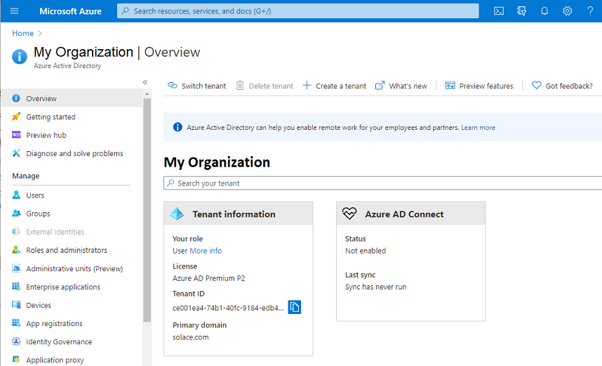 Azure Active Directory (AD) with PubSub+ Cloud